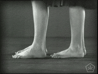 Foot feet black and white GIF on GIFER - by Goldenbrew