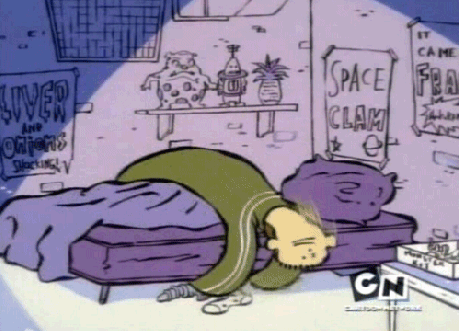 GIF bed funny cartoon - animated GIF on GIFER - by Karamar