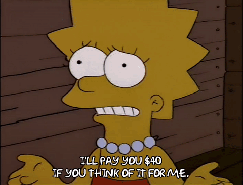 GIF bribe homer simpson lisa simpson - animated GIF on GIFER - by Faern