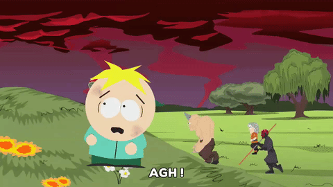 GIF scared butters stotch yelling - animated GIF on GIFER - by Voodoolabar