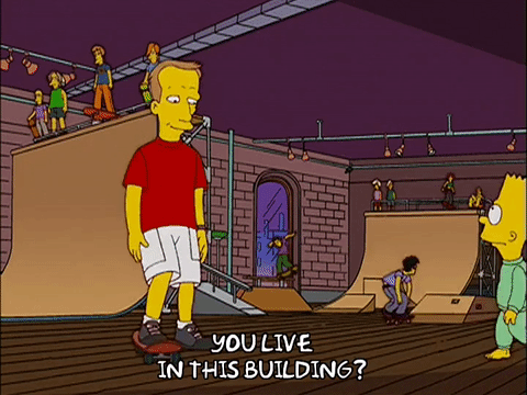 Skateboarding bart simpson GIF on GIFER - by Nualen