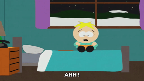 Scared butters stotch distressed GIF on GIFER - by Moshakar