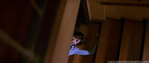 GIF horror screaming emily mortimer - animated GIF on GIFER - by Bandimath