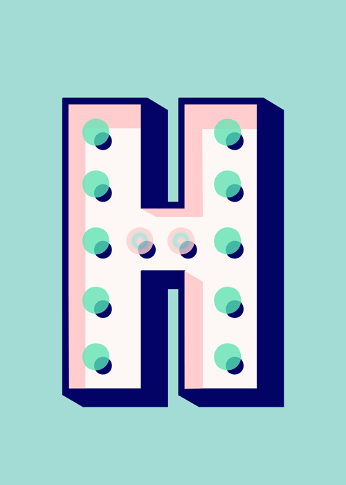 Letters typography hire me GIF on GIFER - by Kigajin