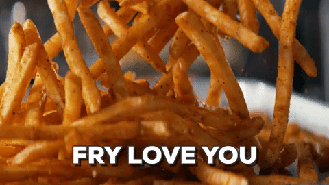 Fries fry love GIF on GIFER - by Doshura