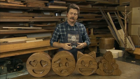 Nick emojis offerman GIF on GIFER - by Hugige