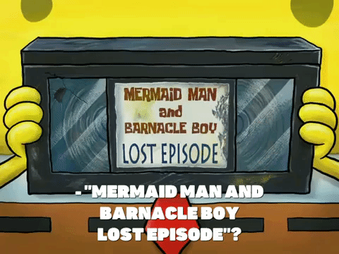 GIF back to the past spongebob squarepants episode 9 - animated GIF on ...