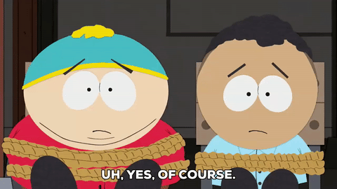 Scared eric cartman GIF on GIFER - by Tygrathis