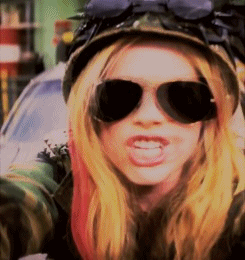 GIF avril lavigne beautiful rock n roll - animated GIF on GIFER - by Nuagas