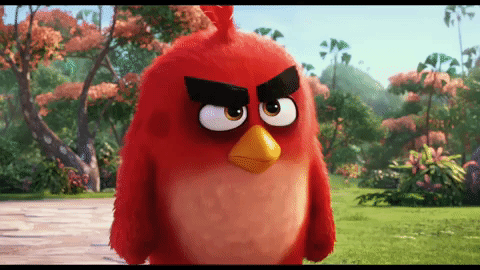 Angry birds frustrated movie GIF on GIFER - by Opi