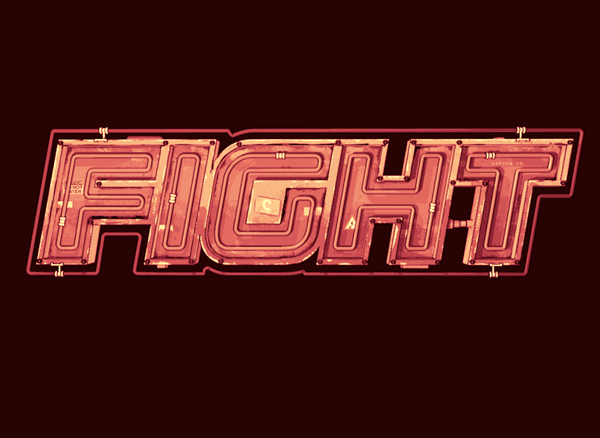 Street fighter typography lettering GIF on GIFER - by Gholbilore