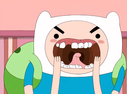 Teeth angry adventure time GIF on GIFER - by Aralsa