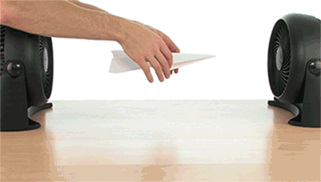 Wind paper tunnel GIF on GIFER - by Branis