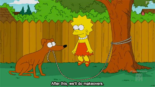 GIF santas little helper lisa simpson simpsons - animated GIF on GIFER ...