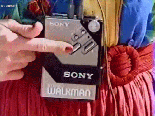 Walkman sony walkman 80s GIF on GIFER - by Umlhala