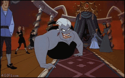 Ursula creepy little mermaid GIF on GIFER - by Centrifyn