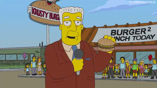 Kent brockman reaction simpsons GIF on GIFER - by Shakagis