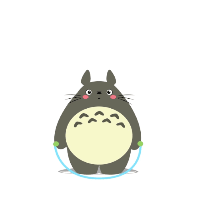 Totoro training GIF on GIFER - by Molar