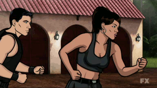 Archer lana el contador GIF on GIFER - by Vudok