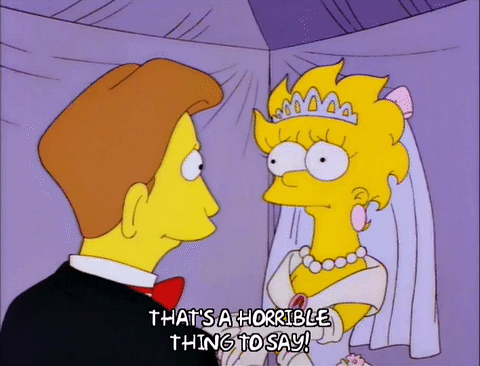 Lisa simpson season 6 wedding GIF on GIFER - by Maloswyn