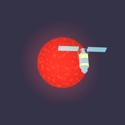 Гифка спутник орбита дизайн гиф картинка, скачать анимированный gif на ...