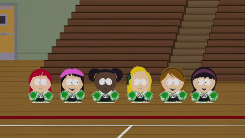 Cheerleading happy excited GIF on GIFER - by Mavenis