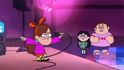 Gravity Falls Mabel Smile Dip Gif
