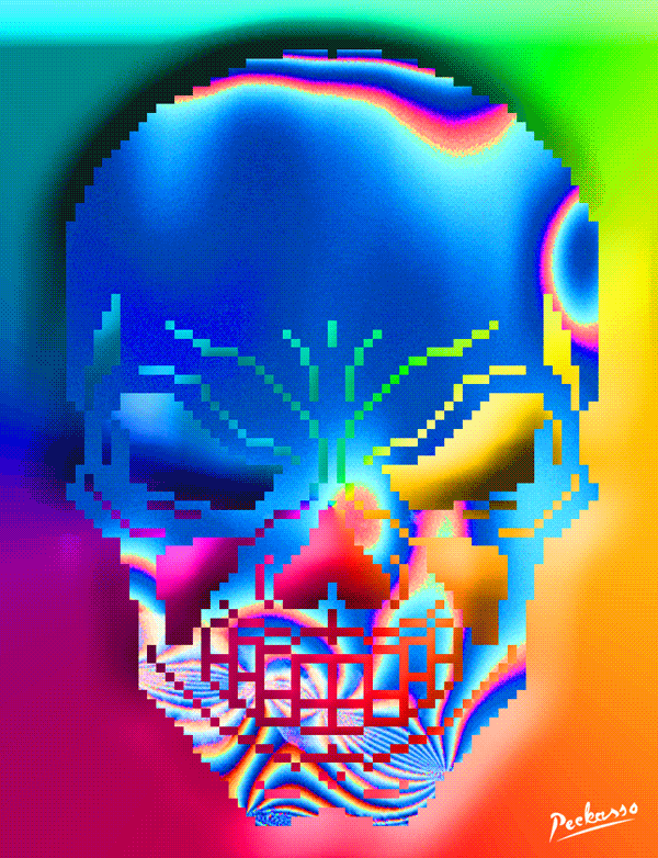 Hitler pixel funny GIF on GIFER - by Akibei