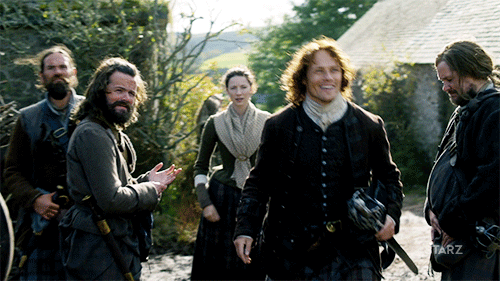 GIF outlander long time no see good to see you - animated GIF on GIFER ...
