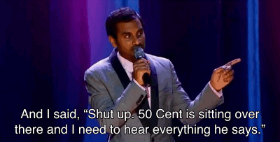 Aziz Ansari Stand Up Gif
