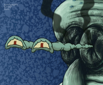 Spongebob squarepants squidward night light GIF on GIFER - by Dumi