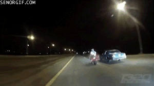 Motorcycle fail car GIF on GIFER - by Blackhammer
