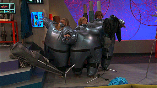 GIF inflatable suit nickelodeon nicky ricky dicky dawn - animated GIF ...