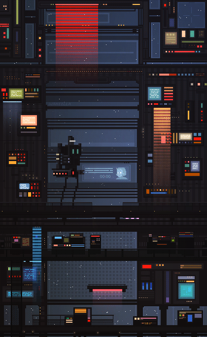 Illustration pixel art GIF on GIFER - by Flamecrusher
