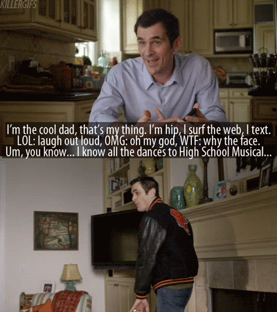 Modern family dad dancing cool dad GIF on GIFER - by Mananin