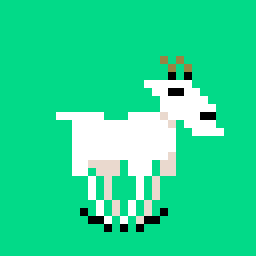 Pixel art mountain goats GIF on GIFER - by Bea
