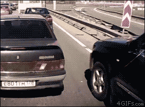 Merging gun traffic GIF on GIFER - by Grann