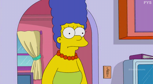 Reaction marge simpson scared GIF on GIFER - by Grobei