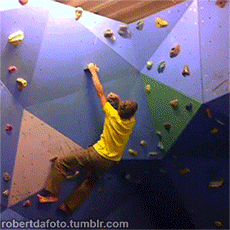 Climbing wall fail jump GIF on GIFER - by Gardalmaran