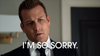 Harvey specter sorry suits GIF on GIFER - by Bluedragon