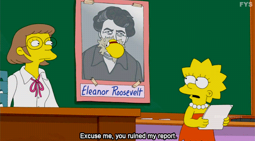 Reaction lisa simpson simpsons GIF on GIFER - by Zujora