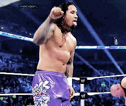 GIF jey uso wwe spearrings - animated GIF on GIFER - by Agalore