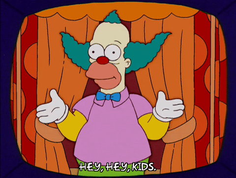 Krusty the clown season 16 episode 17 GIF on GIFER - by Silverredeemer