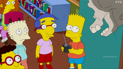 Bart simpson reaction simpsons GIF on GIFER - by Vudojind