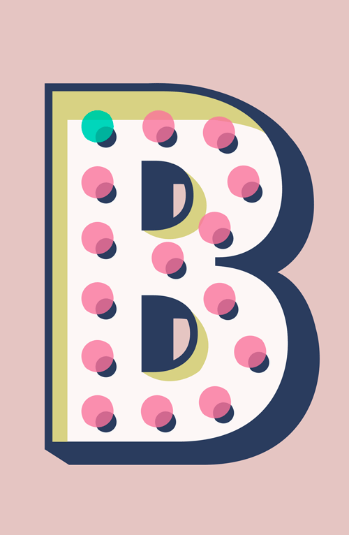 Letters typography blinking GIF on GIFER - by Adonrad