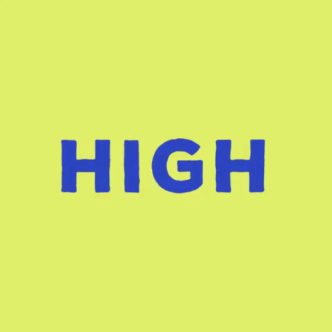 Congratulations high five typography GIF on GIFER - by Marius