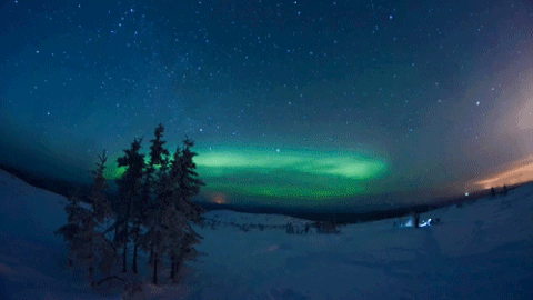 Northern lights GIF on GIFER - by Aralkis