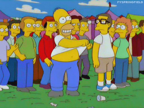 GIF bart simpson reaction dance - animated GIF on GIFER - by Andromalace