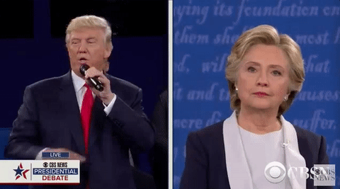 GIF election 2016 presidential debate election debate - animated GIF on ...