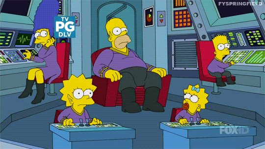 Star trek marge simpson bart simpson GIF on GIFER - by Kajisar